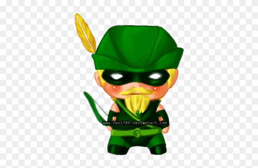Chibi Green Arrow - Cartoon - Free Transparent PNG Clipart Images Download