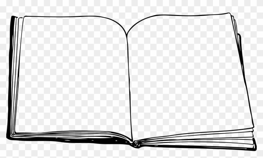4 - Open Book Black And White Clipart - Full Size PNG Clipart Images ...