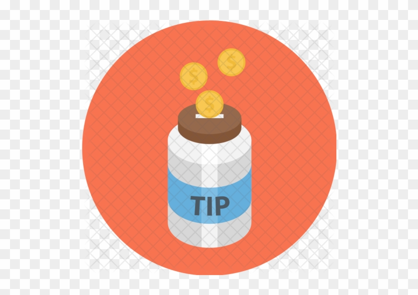 Tipping, Servent, Charge, Happy, Tip, Box Icon - Tip Icon - Full Size ...