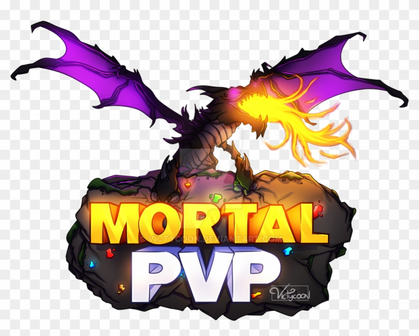 Logo Mortal Pvp By Victycoon - Server - Full Size PNG Clipart Images ...