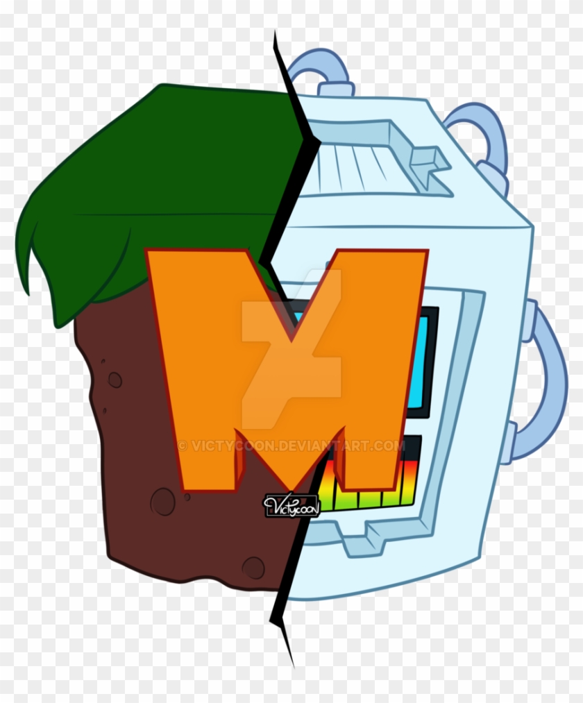 M By Victycoon - M Minecraft Server Logo - Full Size PNG Clipart Images ...