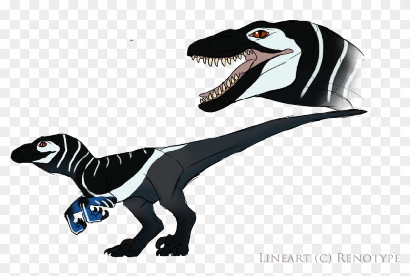 Eurasian Magpie Raptor By Dergenn - Digital Art - Full Size PNG Clipart ...