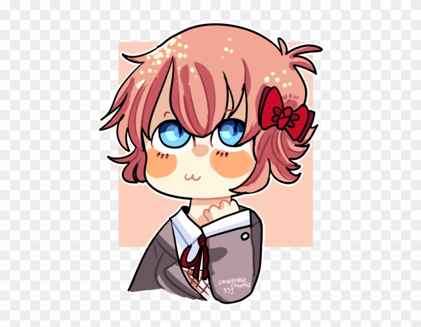 Sayori Icon - - Cartoon - Free Transparent PNG Clipart Images Download