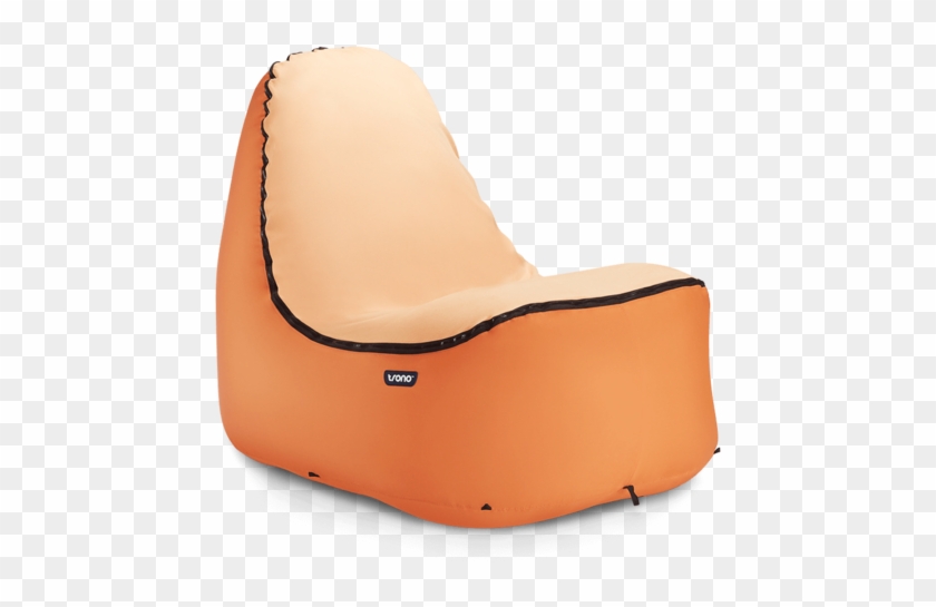 Trono Inflatable Chair Orange - Full Size PNG Clipart Images Download