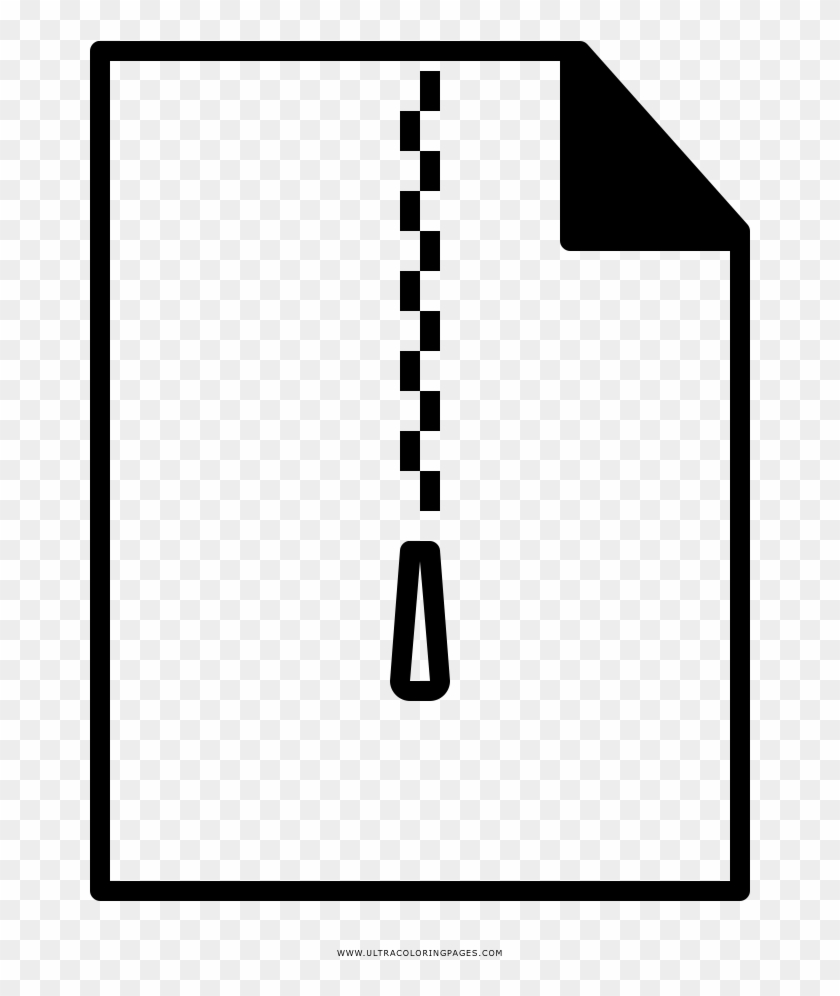 Zipper Coloring Page - Zipper Coloring Page - Free Transparent PNG ...