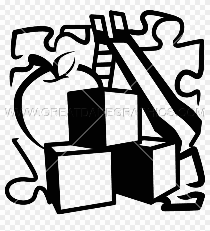 Preschool Blocks & Slide - Preschool Blocks & Slide - Full Size PNG ...