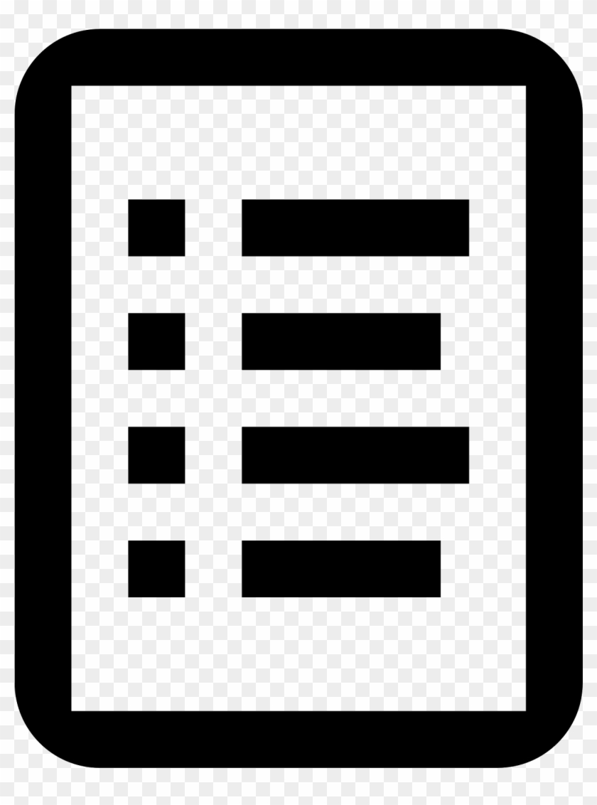 List View Icon - List Png - Full Size PNG Clipart Images Download