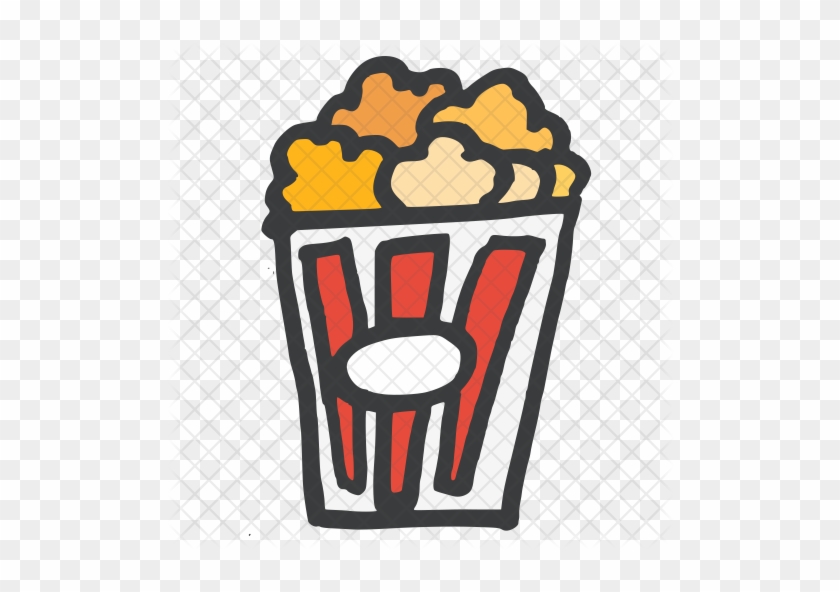 Popcorn Icon - Popcorn Icon - Free Transparent PNG Clipart Images Download