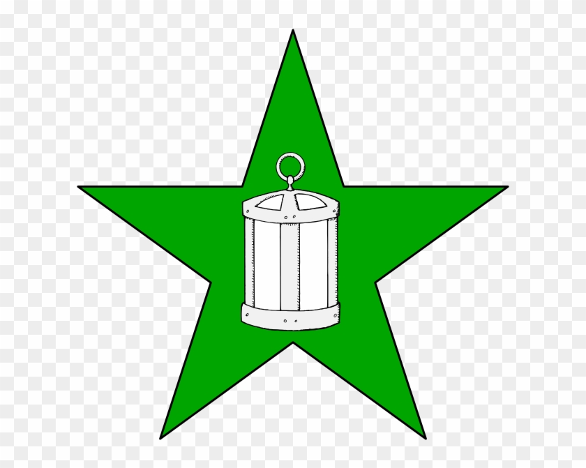 On A Mullet Vert A Lantern Argent - Maroc Star Png - Full Size PNG ...