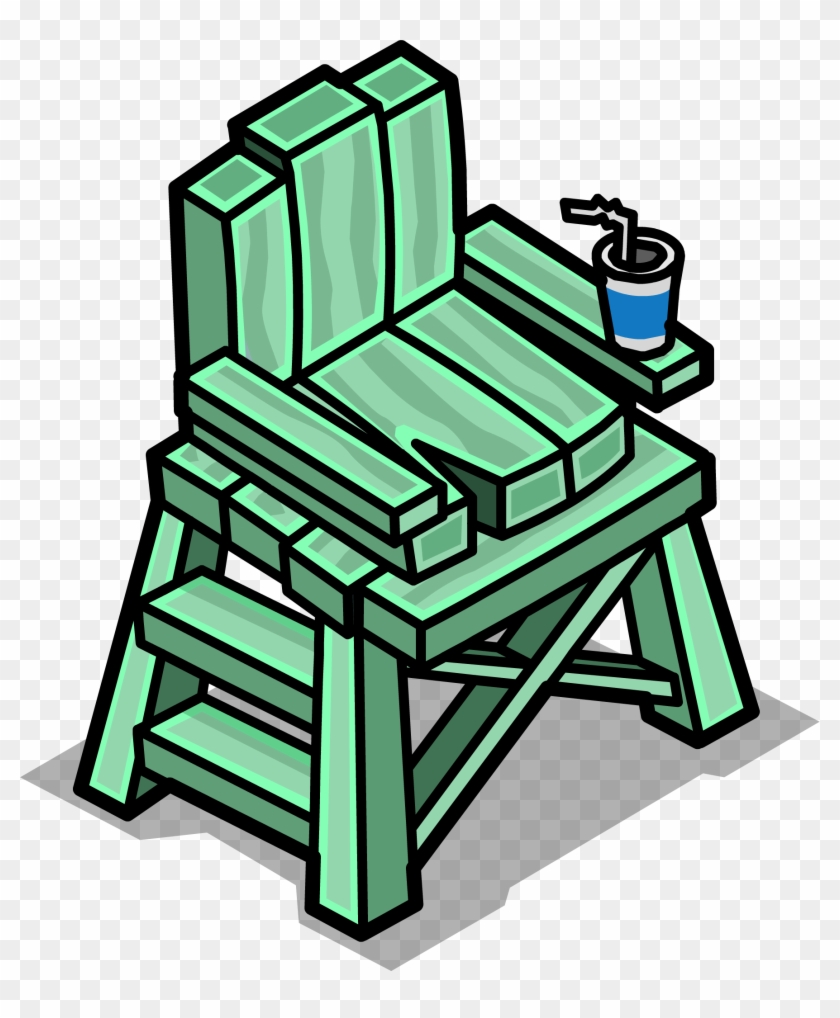 Lifeguard Chair Sprite 003 - Lifeguard Chair Sprite 003 - Full Size PNG ...