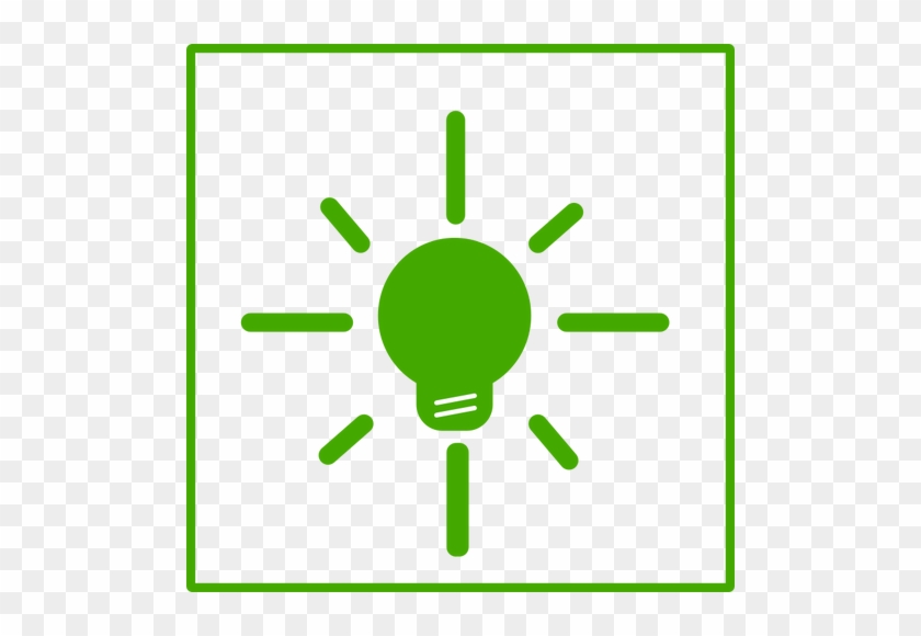 Eco Save Energy Vector Icon - Light Bulb Icon Green - Full Size PNG ...