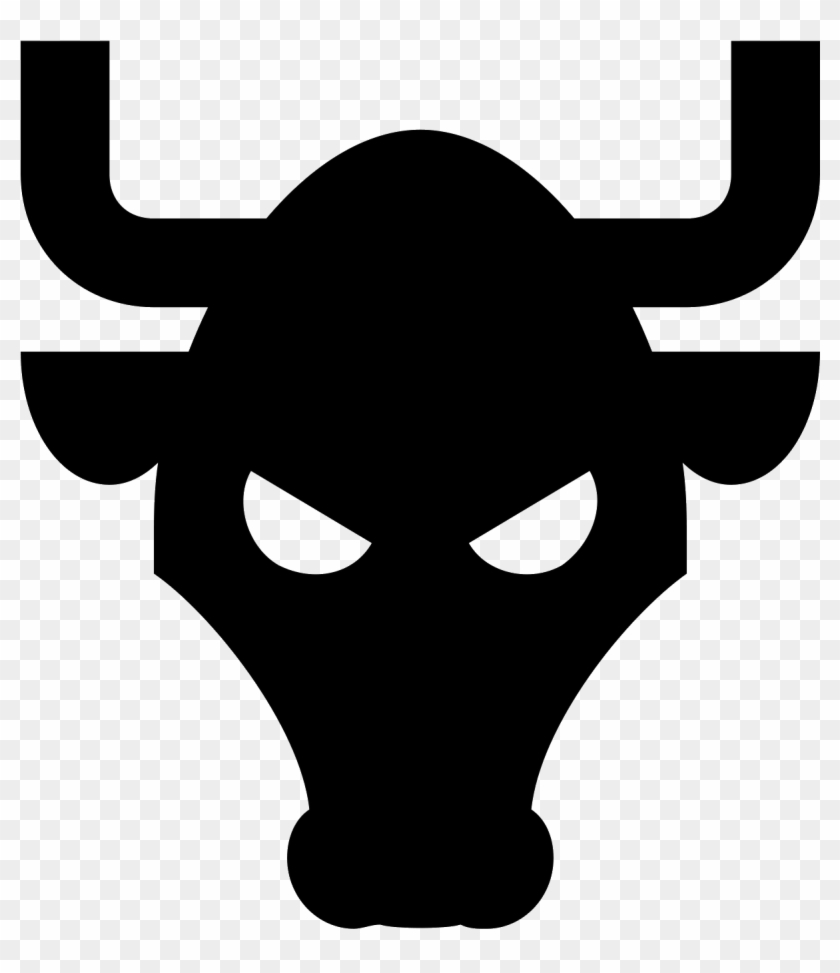 This Icon Is A Bull - Head - Full Size PNG Clipart Images Download