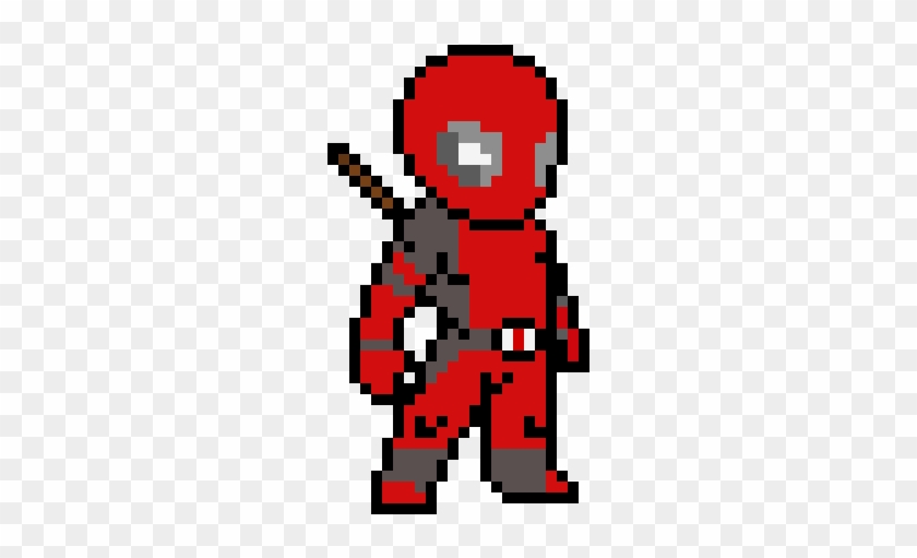 Deadpool - Pixel Art Deadpool - Full Size PNG Clipart Images Download