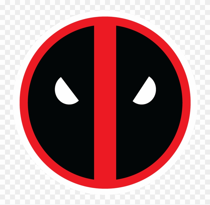 Deadpoolsticker - - Circle - Full Size PNG Clipart Images Download