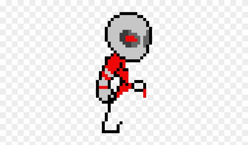 Unfinished Reverse Deadpool - White Deadpool Pixel Art - Full Size PNG ...
