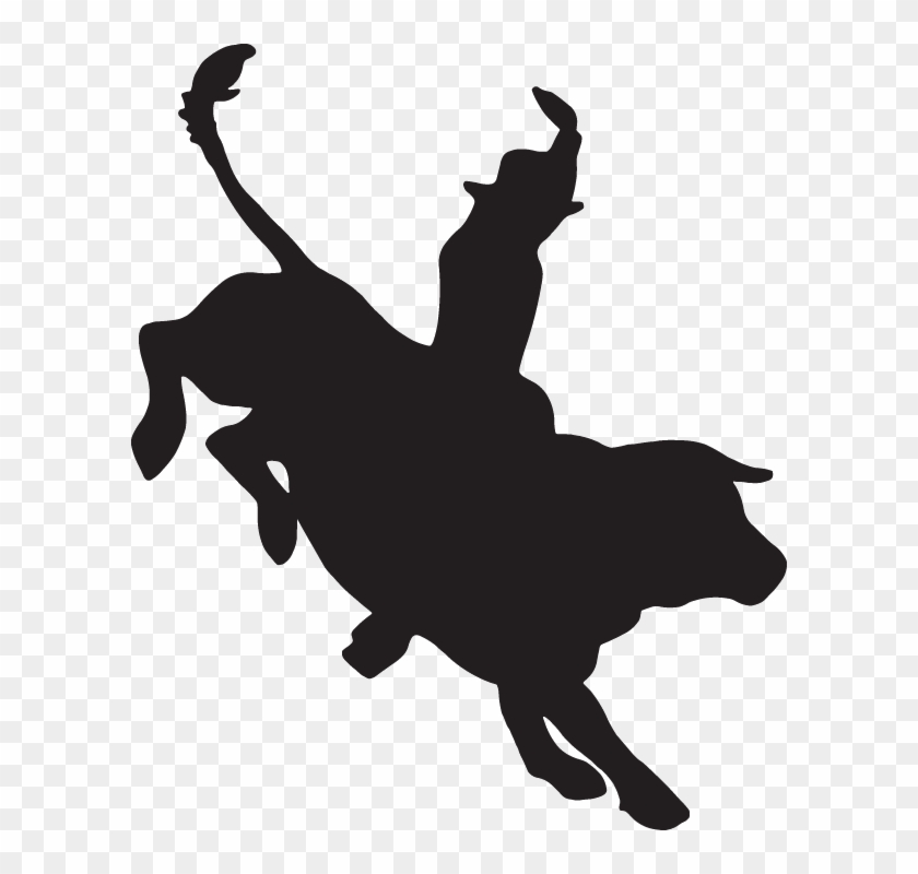 Riding Silhouette - Bull Riding Clip Art - Full Size PNG Clipart Images ...