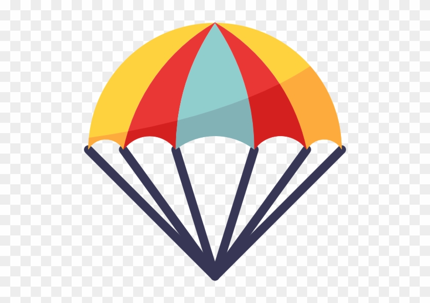 Parachuting Free Icon - Sports - Full Size PNG Clipart Images Download