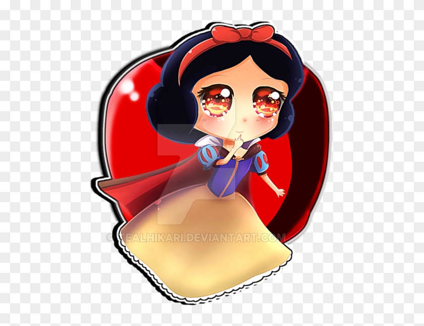 Snow White Chibi By Tealhikari - Cartoon - Full Size PNG Clipart Images ...