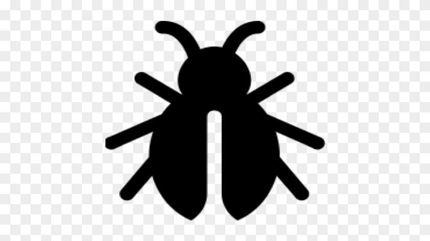 Bug Icon Png White - Full Size PNG Clipart Images Download