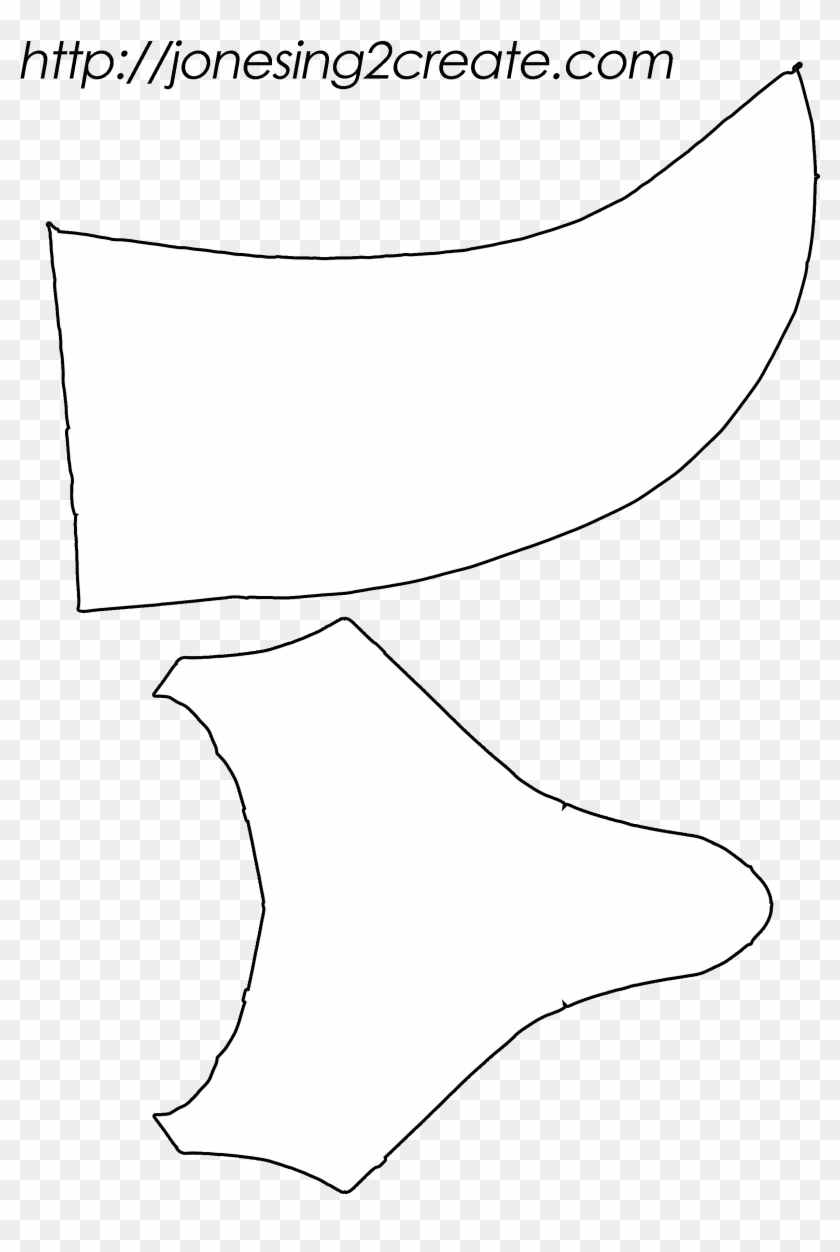 Flamingo Beak Pattern Make A Flamingo Beak Full Size Png Clipart