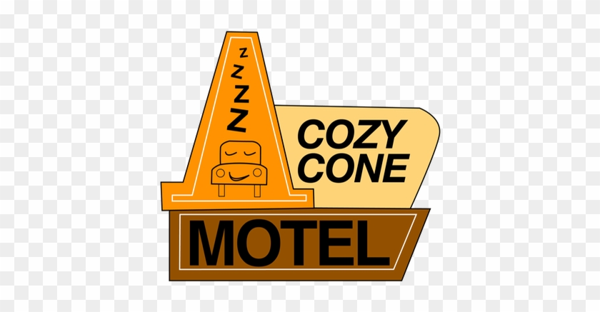 Radiator Springs Signs-2 - Cozy Cone Motel Sign - Full Size PNG Clipart ...