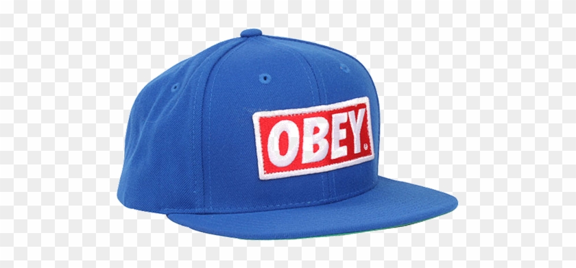 Obey Hat Transparent Download - Blue Obey Snapback - Full Size PNG Clipart Images Download
