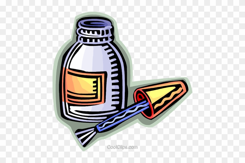 Correction Fluid Royalty Free Vector Clip Art Illustration - Correction ...