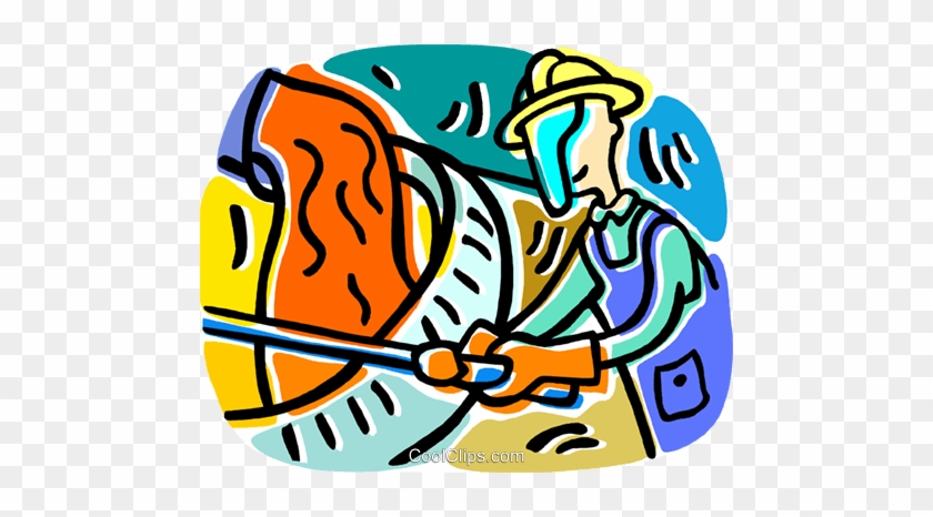 Steel Worker Royalty Free Vector Clip Art Illustration - Software ...