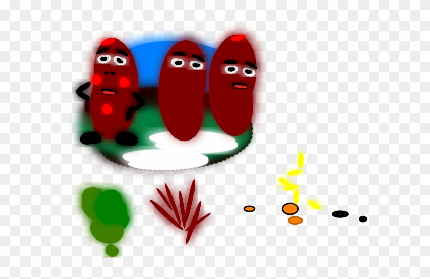 Red Bean Cartoon 6 Clip Art At Clker - Cartoon - Free Transparent PNG ...