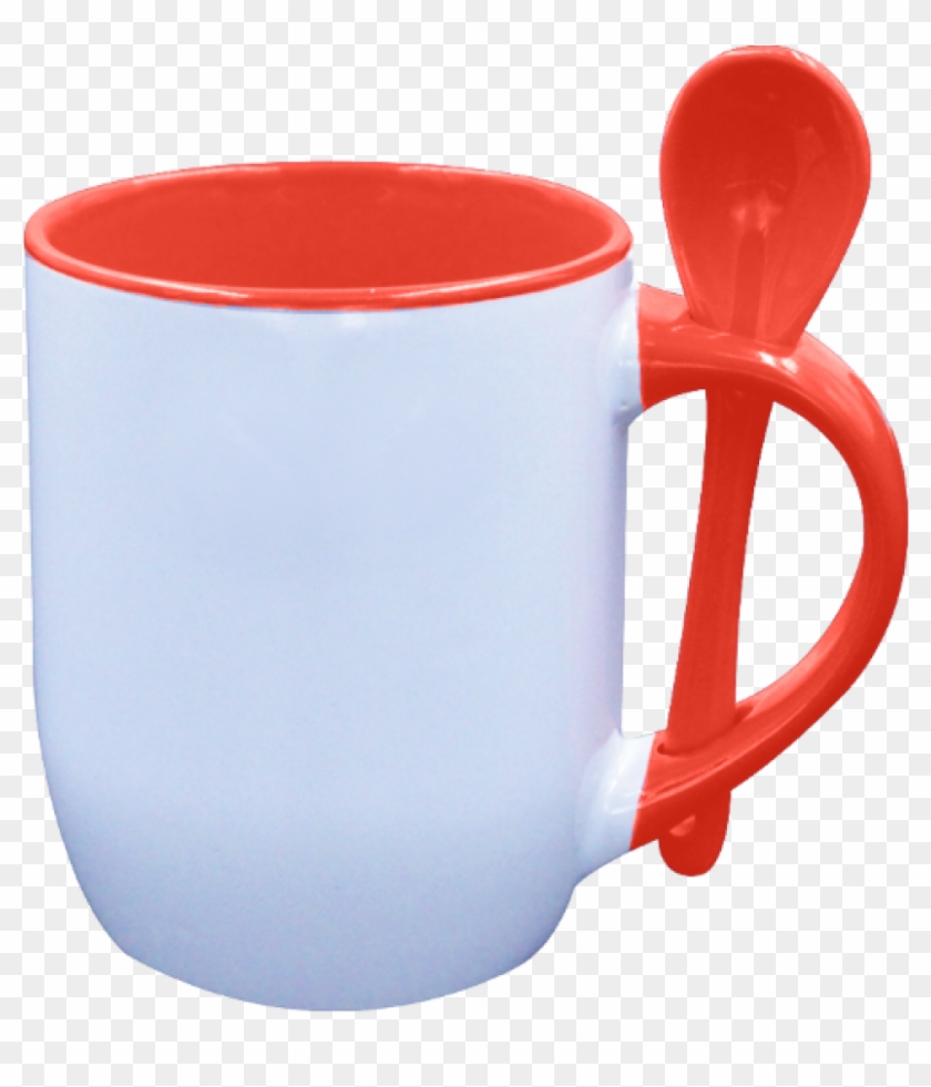 Custom 11 Oz. Sublimation Spoon Mug, 3.2" W X 4.1" - Free Transparent PNG Clipart Images Download