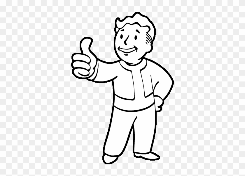 Boy From Fallout - Fallout Vault Tec Guy - Full Size PNG Clipart Images ...