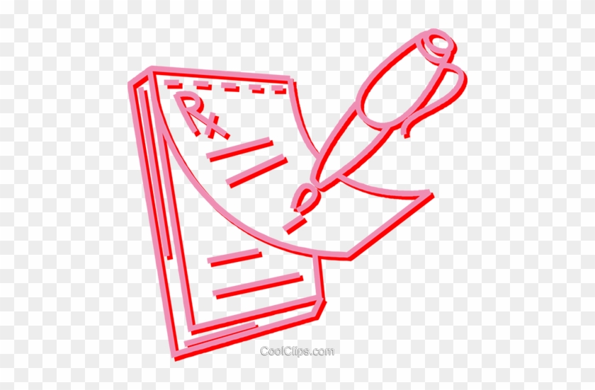 Prescription Pad Royalty Free Vector Clip Art Illustration ...