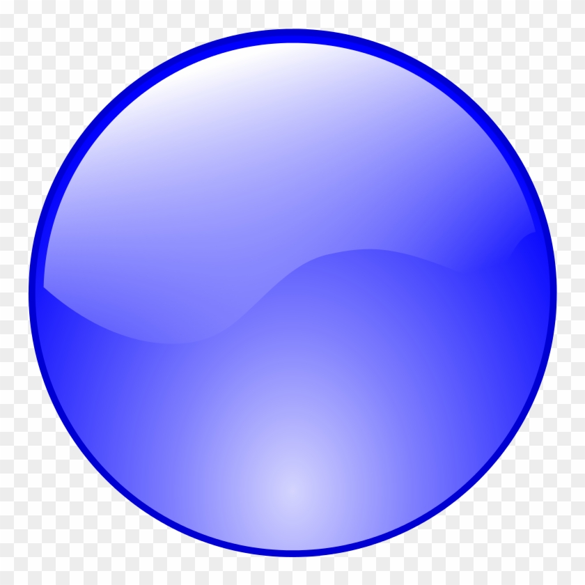 Button Icon Blue - Circle - Free Transparent PNG Clipart Images Download
