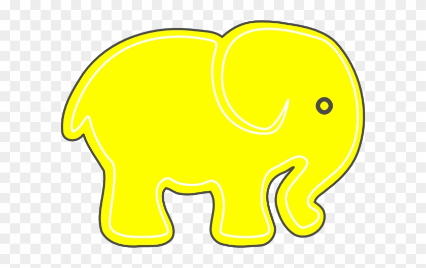 Elephantimage Yellow Clip Art At Clker - Clip Art - Full Size PNG ...