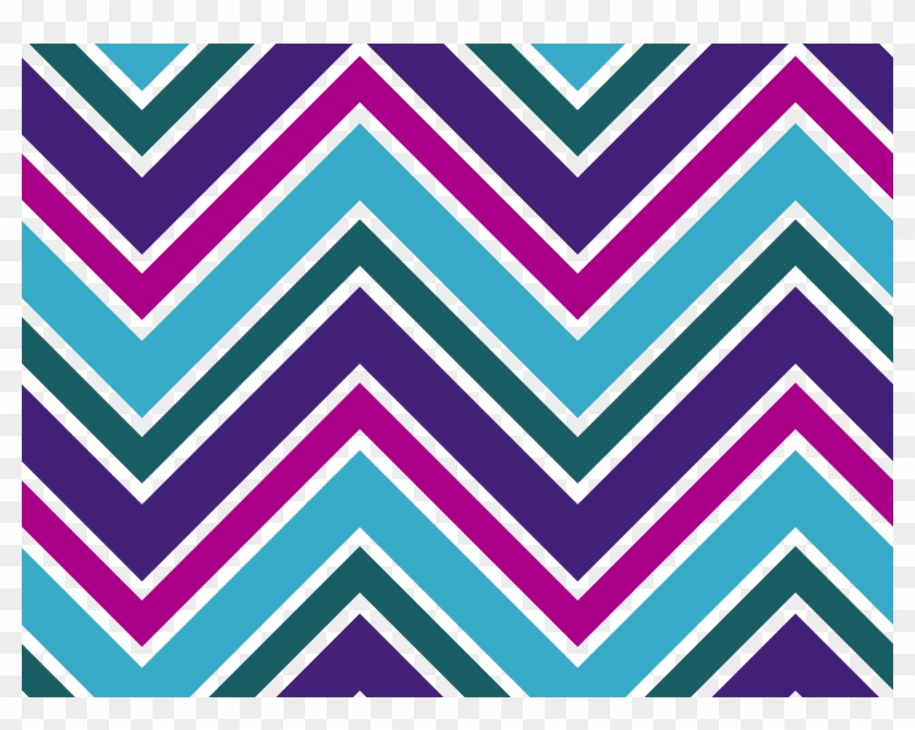 Patterns Clip Art - Purple And Teal Chevron - Full Size PNG Clipart ...