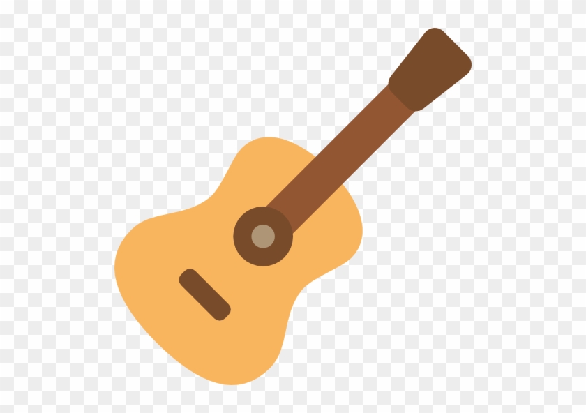Guitar - Music Icon Png Color - Full Size PNG Clipart Images Download