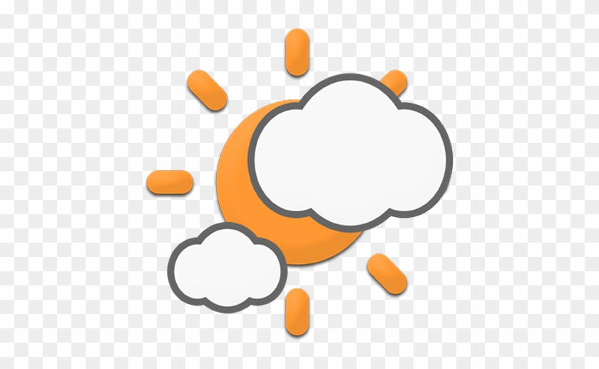 Partly Sunny - Weather - Full Size PNG Clipart Images Download