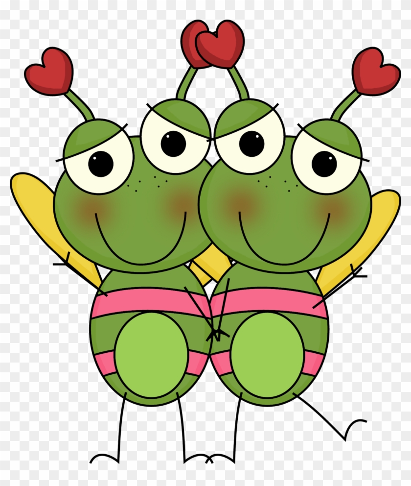 Bug Clipart February - Bugs Love - Full Size PNG Clipart Images Download