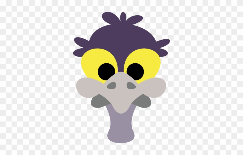 Printable Emu Mask - Emu Mask - Full Size PNG Clipart Images Download