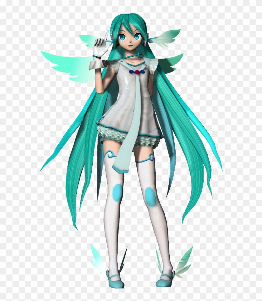 More Like Dt Angel Miku By Syazwan133 - Hatsune Miku Angel Png - Full ...