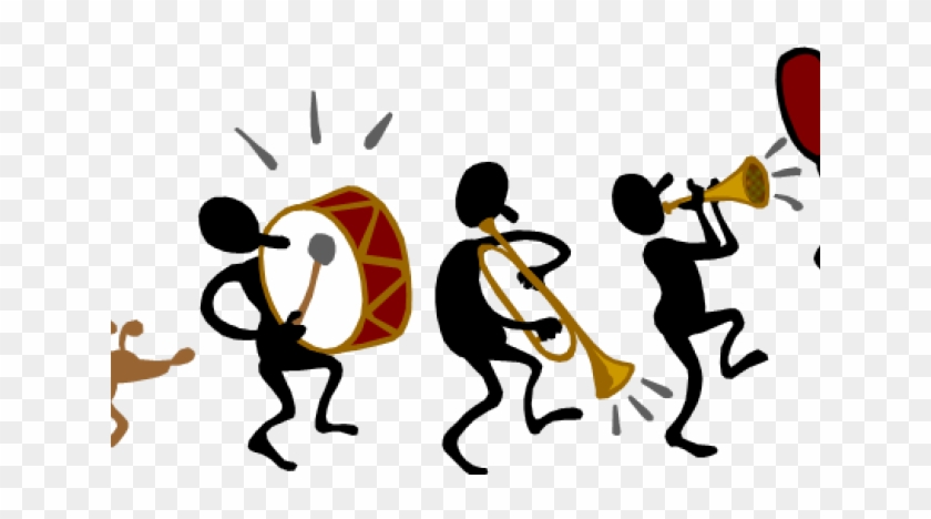 Festival Clipart Philippine Festival - Stick Figure Marching Band ...