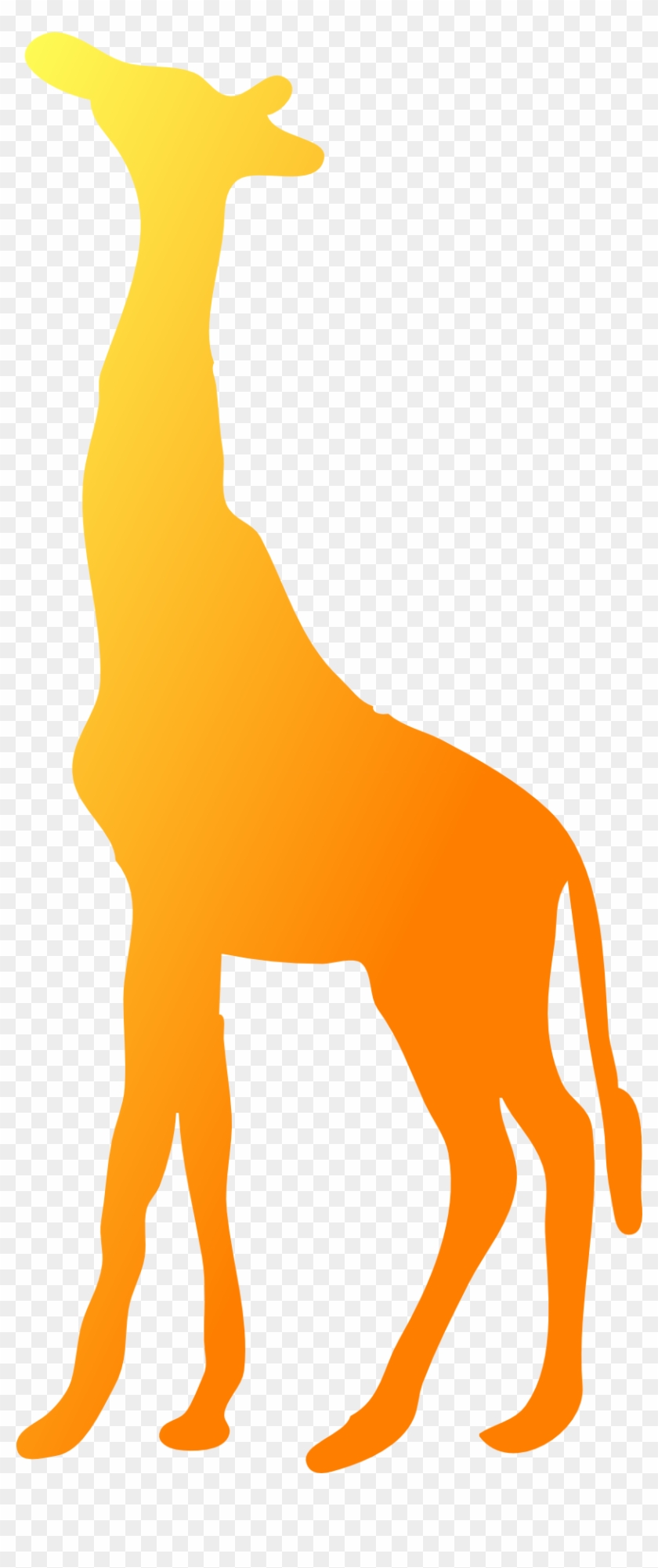 Giraffe Shape - Full Size PNG Clipart Images Download