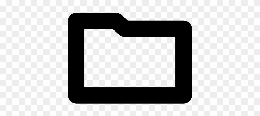 Folder Interface Outline Symbol Vector - Directory - Full Size PNG ...