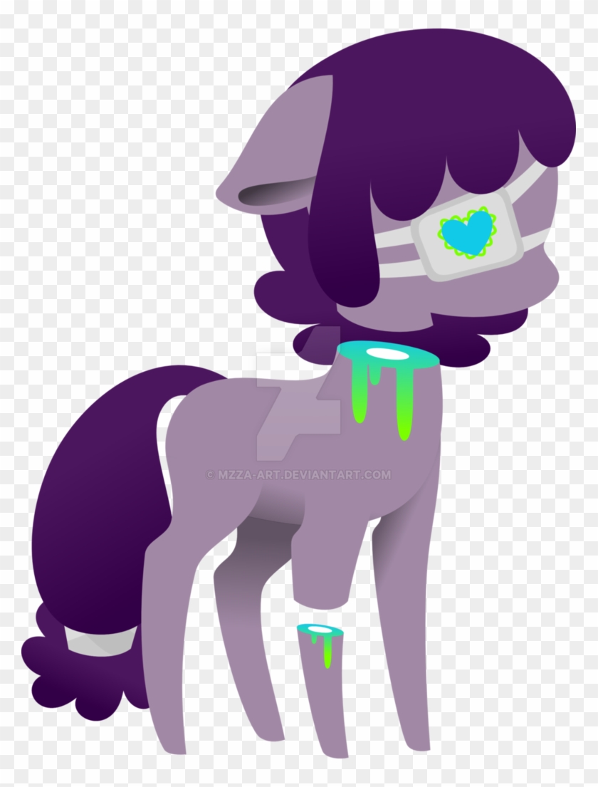 Bloody Pony By Mzza-art - Cartoon - Full Size PNG Clipart Images Download