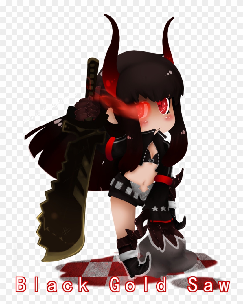 Chibi Black Gold Saw By Geekykitten64 - Action Figure - Full Size PNG ...
