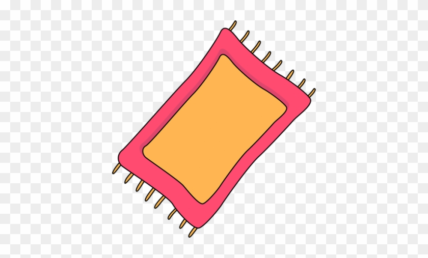 Pink Rug Clip Art Image Pink And Yellow Rug With Yellow - Rug Clipart ...