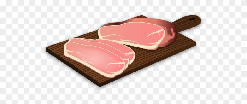Meat Food Clipart - Cutting Board Cartoon Png - Full Size PNG Clipart ...