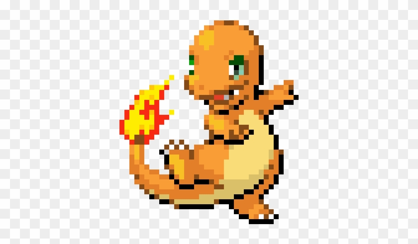 Charmander - Shiny Pokemon Animated Sprites - Full Size PNG Clipart ...