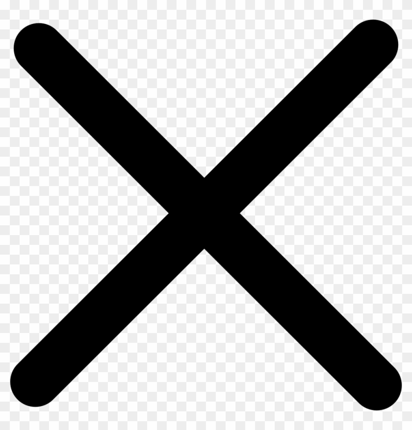 Closing Symbol Comments - Black X Transparent Background - Full Size ...