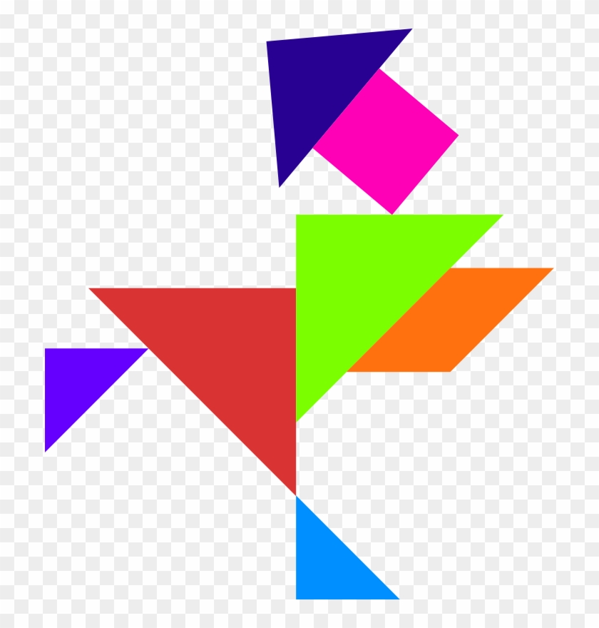 Free Tangram Free Chinese - Tangram - Full Size PNG Clipart Images Download